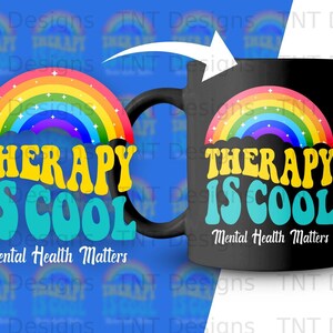 Cute Therapy PNG Digital File Download, Mental Health Awareness PNG ...