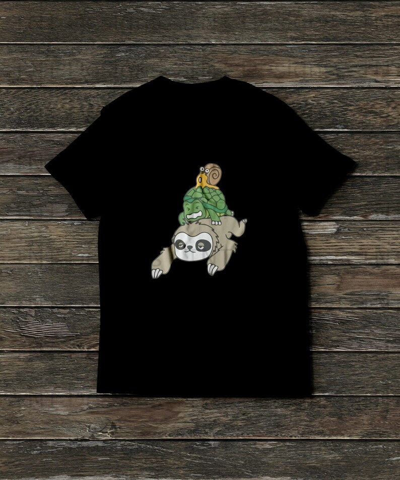 Sloth Turtle Snail Png Digital File Instant Download Cute - Etsy