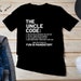 The Uncle Code Digital Png File Instant Download, Funny Uncle T-shirt ...