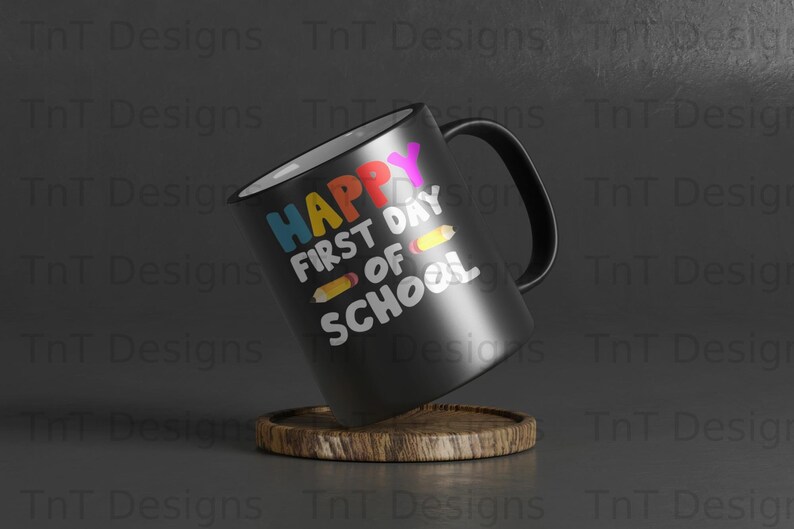 Happy First Day of School Digital Png Design File Instant - Etsy