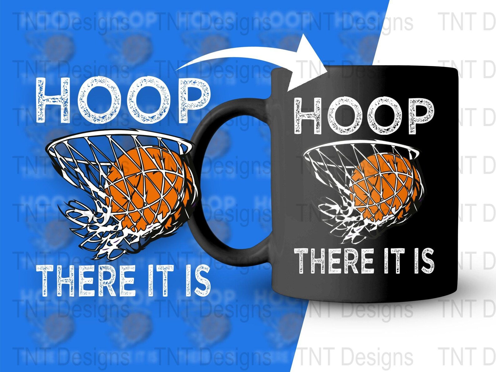 Hoop There It is Digital Png File, Instant Download, Funny Basketball ...