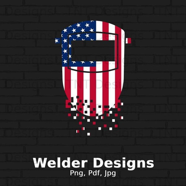 Welder American Flag Png - Etsy