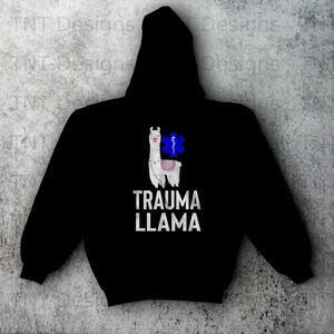 Trauma Llama Digital Png File, Instant Download, Paramedic T-shirt ...