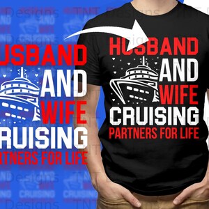 Husband and Wife Cruising Partners for Life Digital Png File, Instant ...