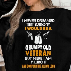 Grumpy Old Veteran Digital Png File Instant Download, Funny Veteran Png ...