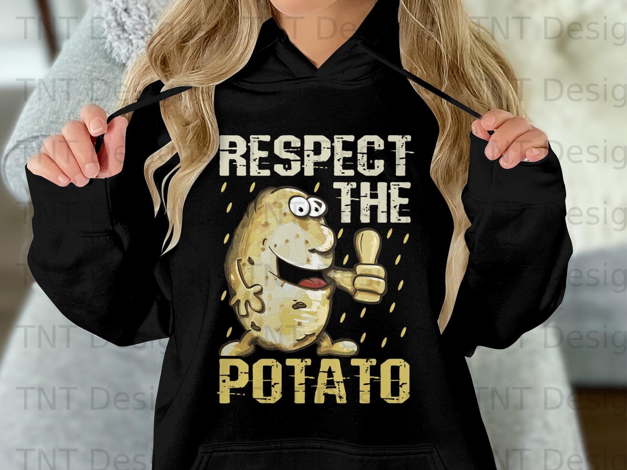 Respect the Potato Png Digital File Download Funny Vegetable - Etsy ...