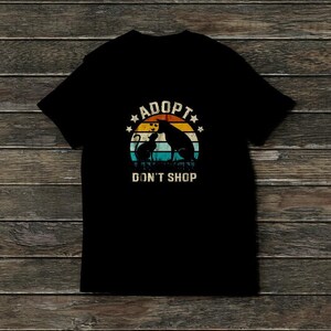 Adopt Not Shop Vintage Rescue Dog Digital Png File Instant Download ...