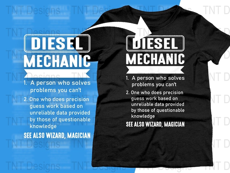 Diesel Mechanic Definition Digital Png File Instant Download, Funny ...