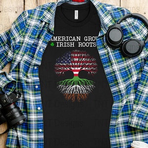 American Grown Irish Roots Digital Png File, Instant Download, Ireland ...