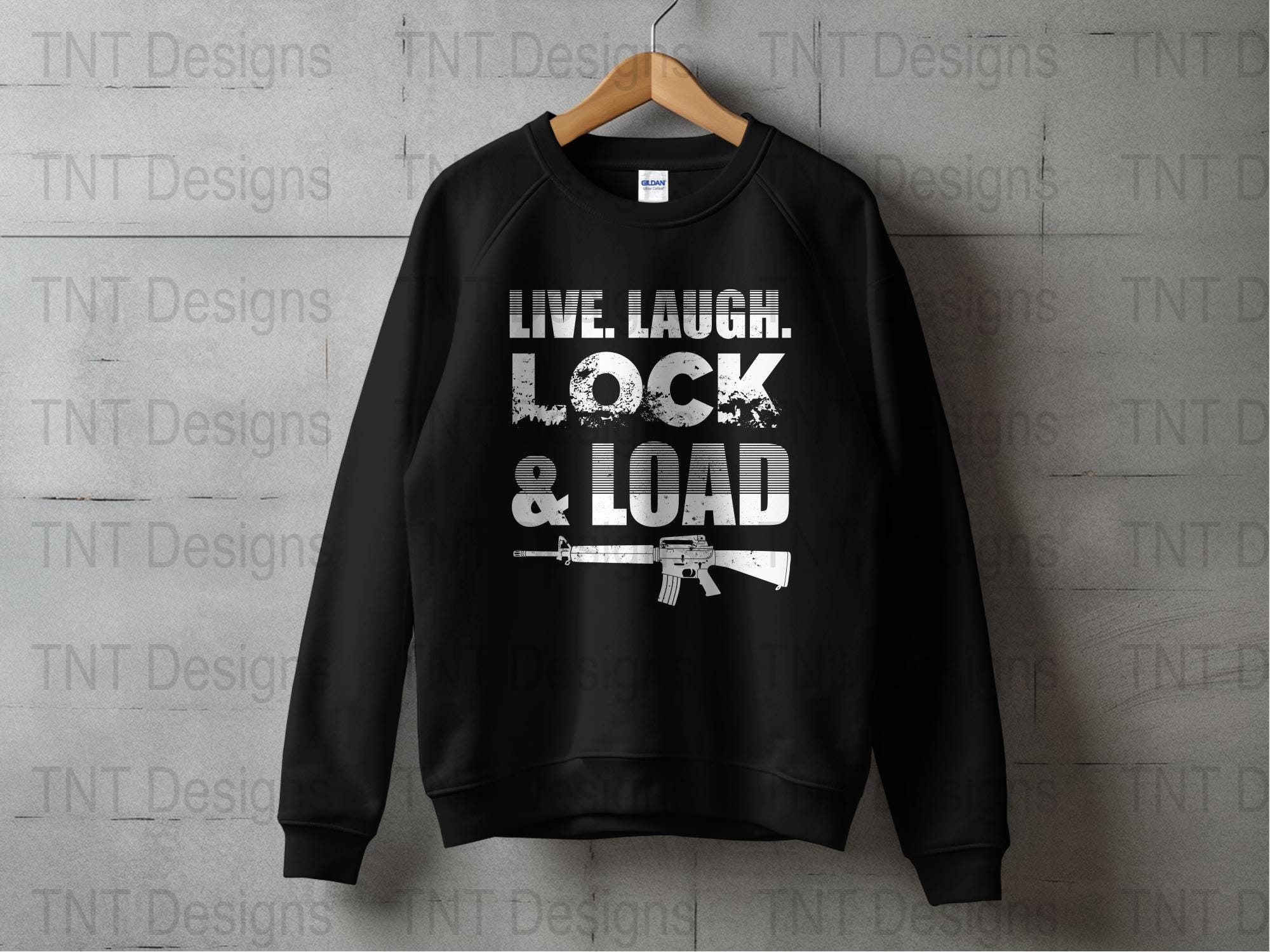 Live Laugh Lock & Load Digital Png File, Patriotic Png, Funny Gun Lover ...