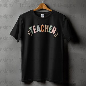 Teacher Digital Png File, Instant Download, Teacher T-shirt Design ...