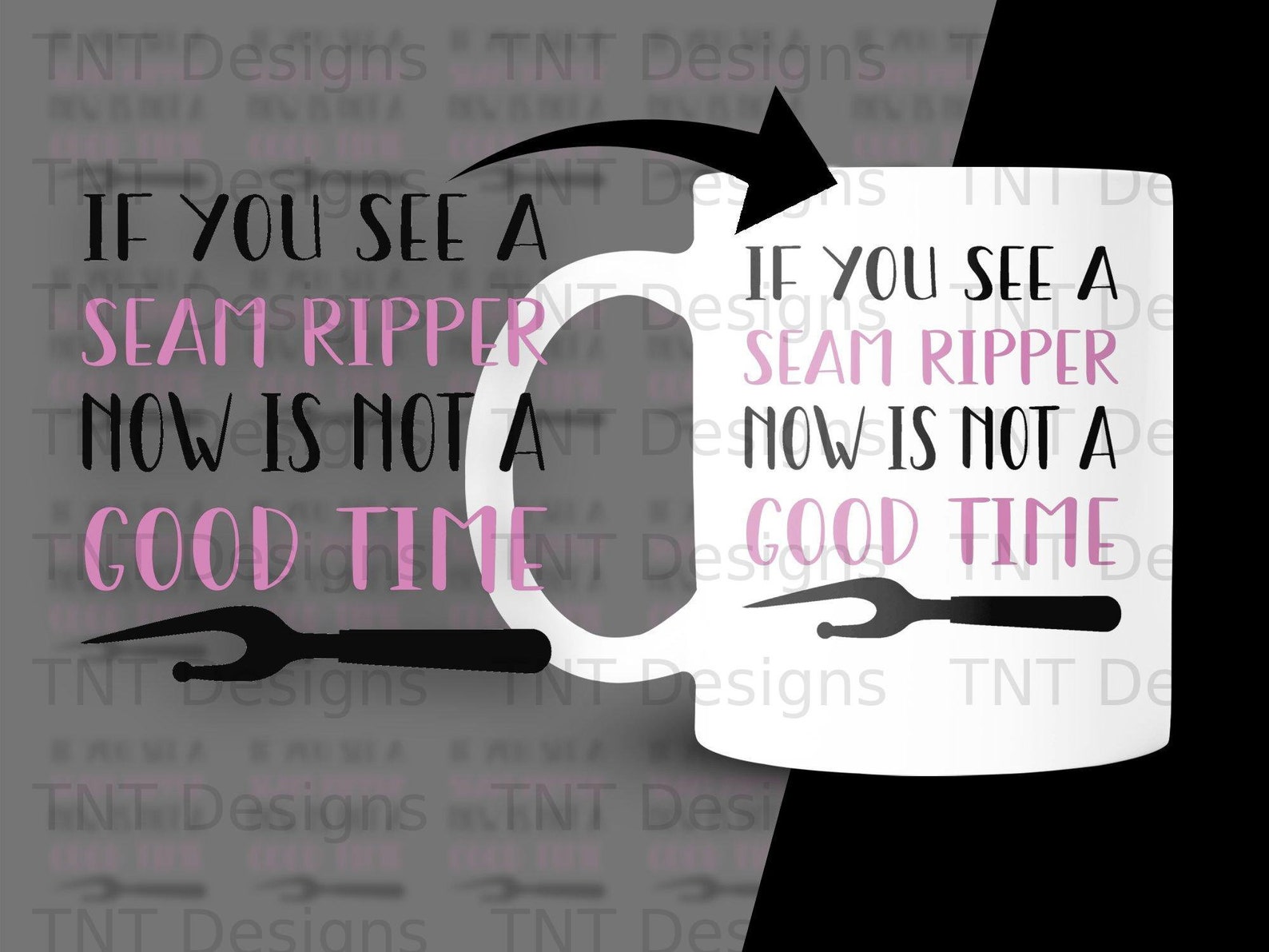If You See a Seam Ripper Now is Not a Good Time Digital Png File ...
