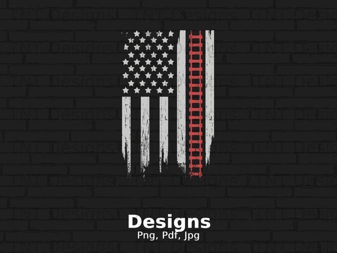 USA Flag Train Tracks Digital Png File, Instant Download, American ...