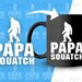 Papa Squatch Digital Png File Instant Download, Funny Bigfoot T-shirt ...