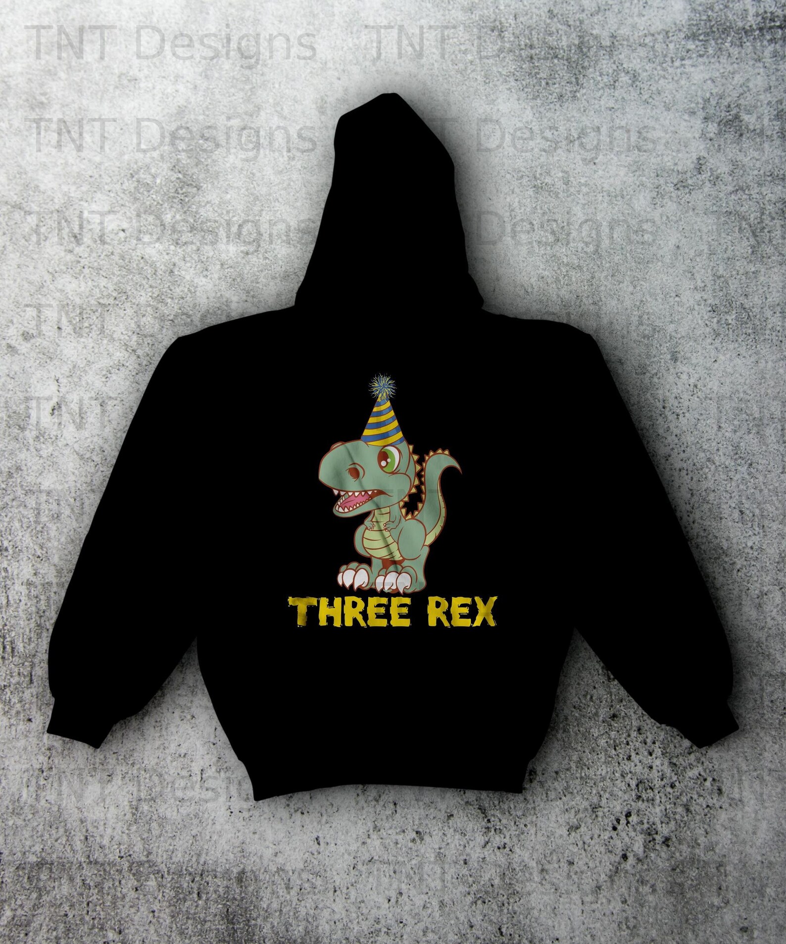 Three Rex Green Dinosaur 3rd Birthday Party Turning 3 Digital - Etsy