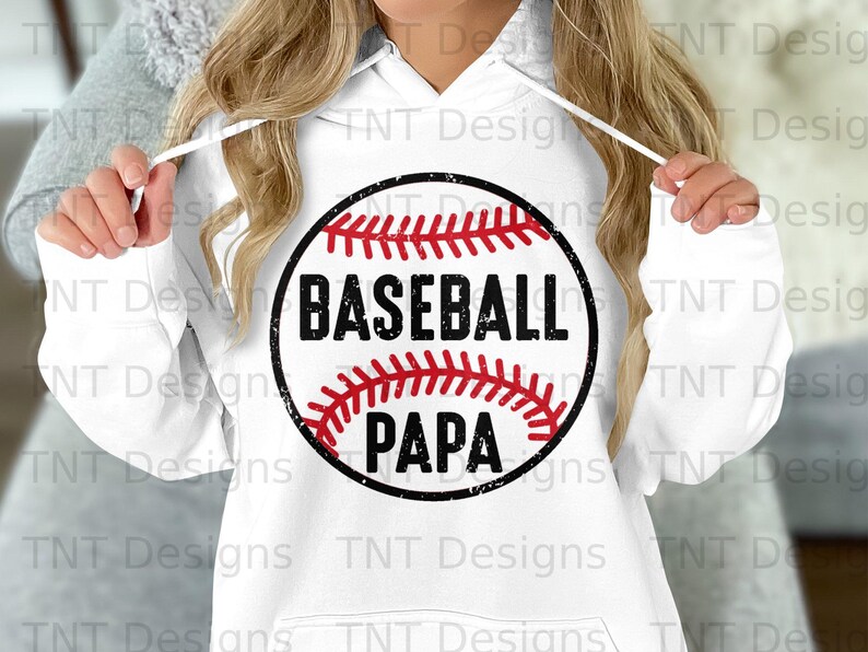 Baseball Papa Digital Png File, Instant Download, Baseball T-shirt ...