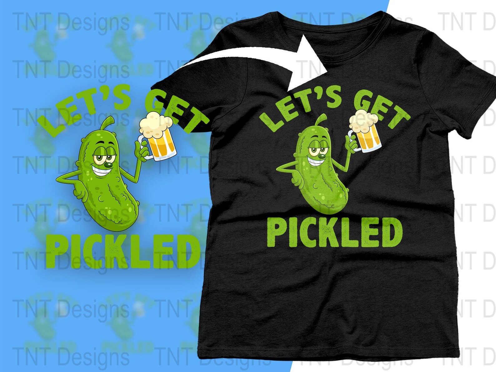 Let's Get Pickled Digital Png File, Instant Download, Funny Beer ...