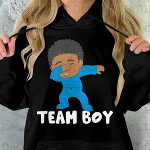 Team Boy Digital Png File Instant Download, Gender Reveal T-shirt ...