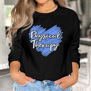 Physical Therapy Heart Digital Png File, Instant Download, Physical ...