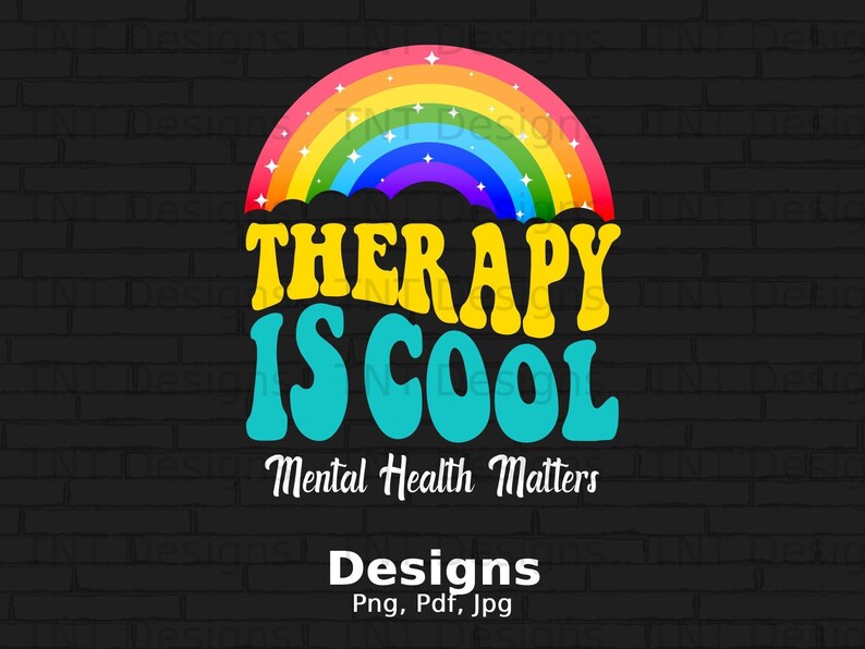 Cute Therapy PNG Digital File Download Mental Health - Etsy