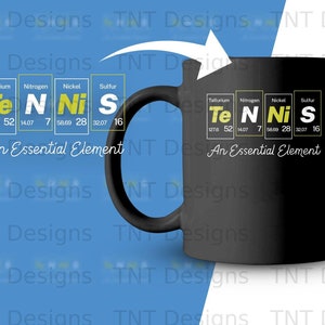 Tennis an Essential Element Digital Png File Instant Download, Funny ...