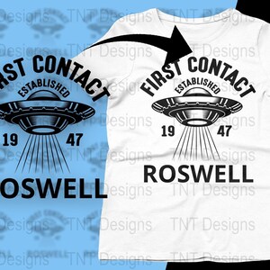 First Contact 1947 Roswell New Mexico Digital Png File, Instant ...