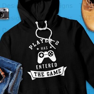 Player 2 Has Entered the Game Digital Png File, Instant Download, New ...
