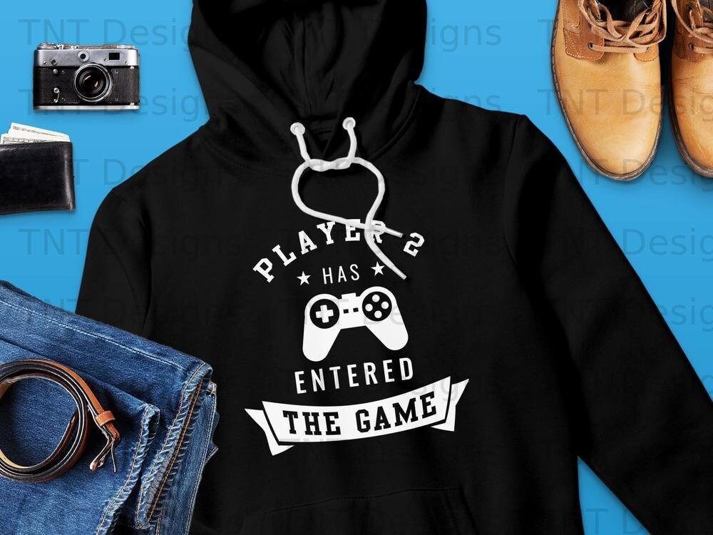 Player 2 Has Entered the Game Digital Png File, Instant Download, New ...