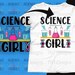 Science Girl Digital Png File, Instant Download, Funny Science T-shirt ...