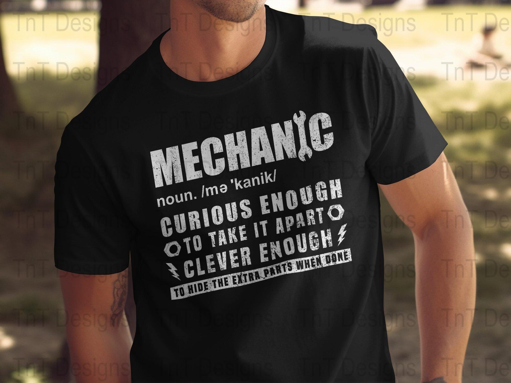 Mechanic Definition Digital Png File, Funny Mechanic Saying T-shirt ...