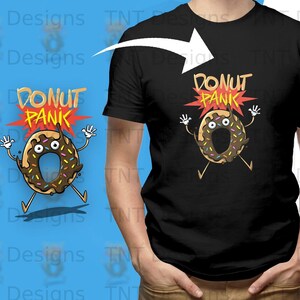 Donut Panic Png Digital File Instant Download, Funny Donut Saying Png ...