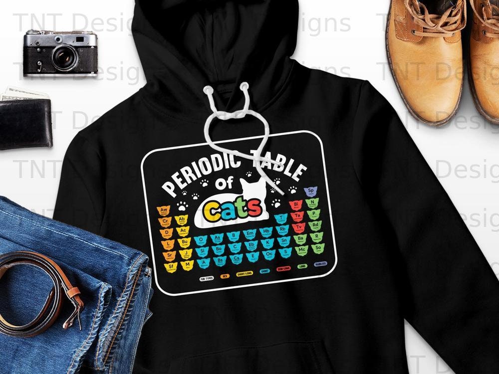 Periodic Table of Cats Digital File Download Cat Owner Gift - Etsy Canada