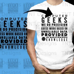 We Do Precision Guess Work Digital Png File Download, Funny Computer ...