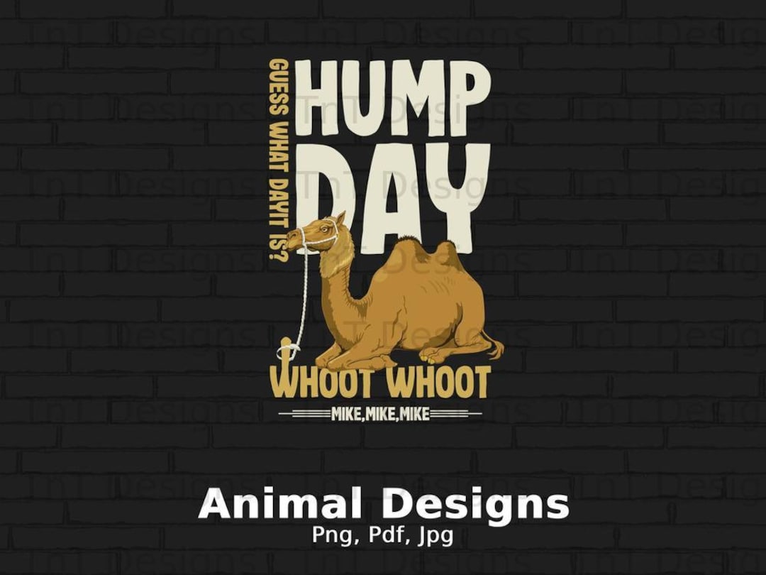 Camel Hump Day Digital Png File, Instant Download, Happy Hump Day Camel T-shirt Design, Funny ...