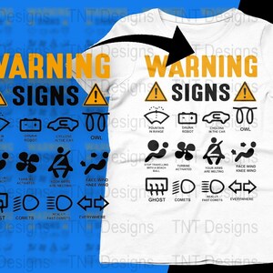 Funny Mechanic Warning Signs Digital Png File, Instant Download, Funny ...