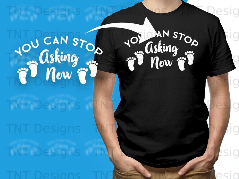 You Can Stop Asking Now Digital File Instant Download - Etsy