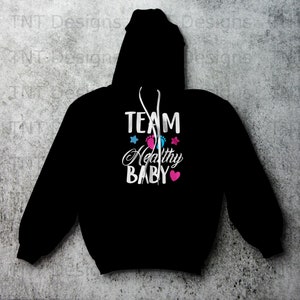 Team Healthy Baby Png Digital File Instant Download, Gender Reveal ...