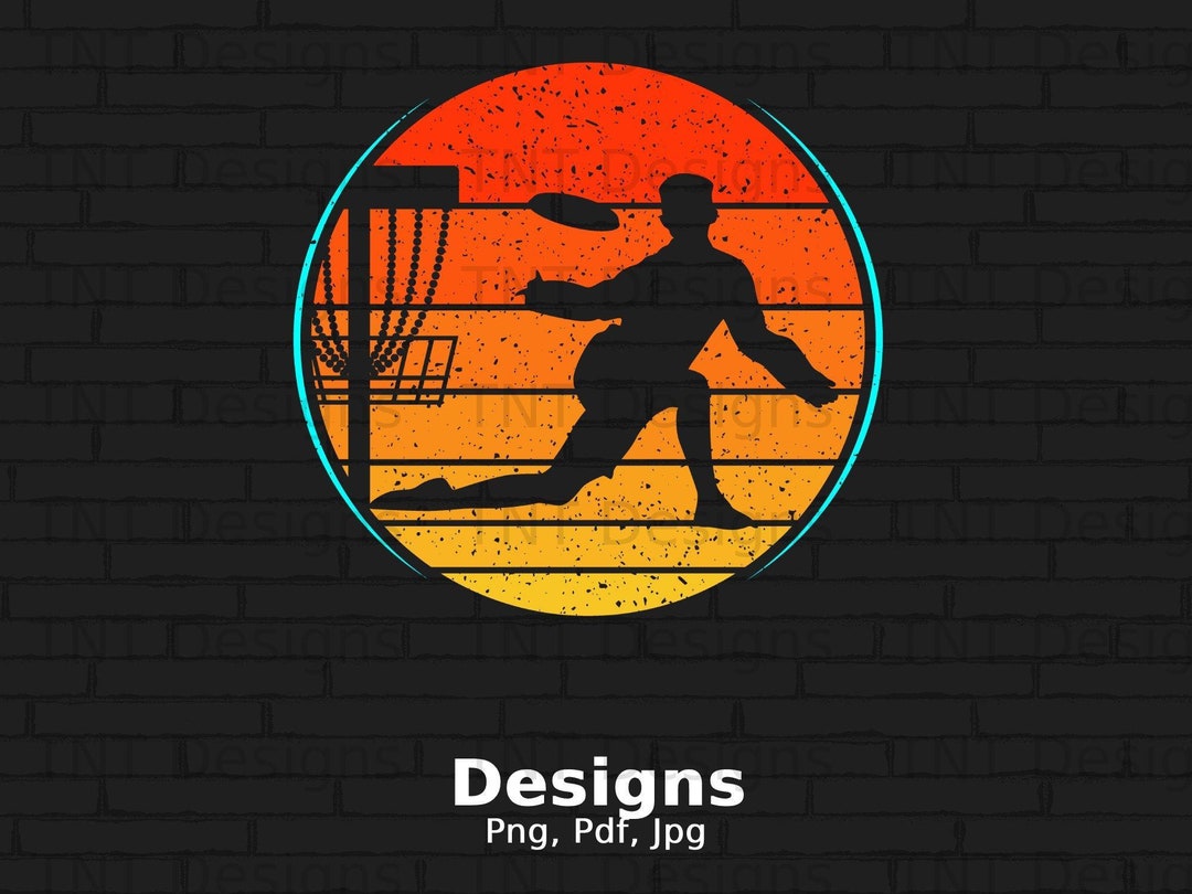 Ultimate Disc Golf Sunset Digital Png File, Instant Download, Frisbee ...