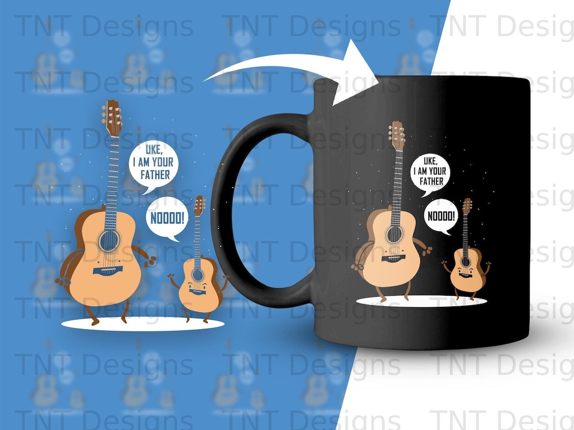 Uke I Am Your Father Digital Png File Download Guitar Player - Etsy