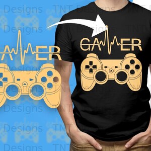 Gamer Heartbeat Digital Png File, Instant Download, Gamer PNG, Gaming ...