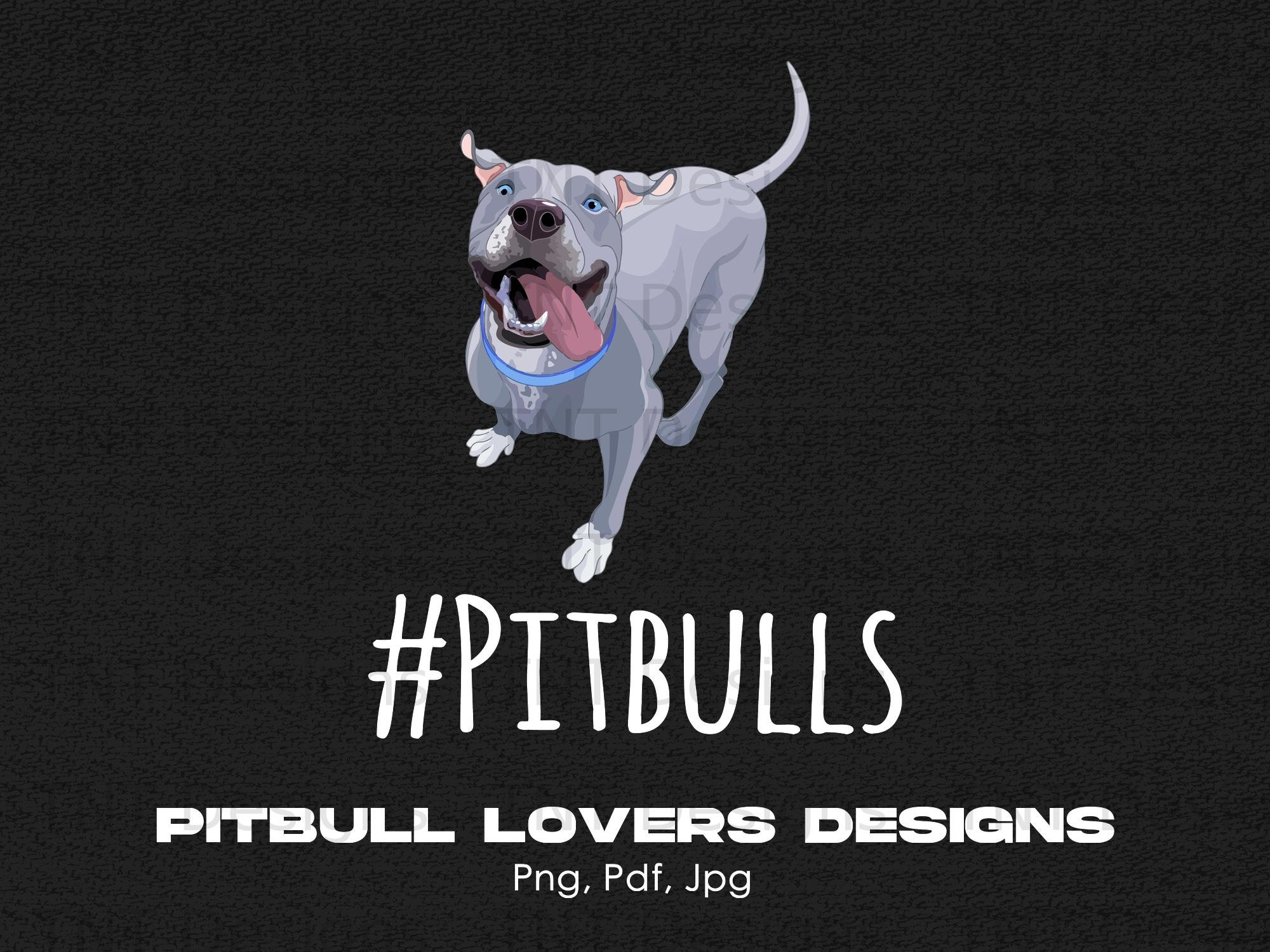 Pitbulls Dog Lover Cute Pitbull Face Digital Png Design File - Etsy