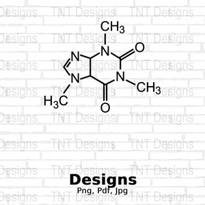 Coffee Chemical Formula Digital Png File, Instant Download, Funny ...