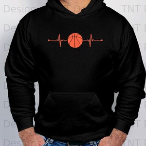 Basketball Heart Beat Digital Png File Instant Download, Basketball T ...