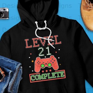 Level 21 Complete Digital Png File Instant Download, Funny Gamer ...