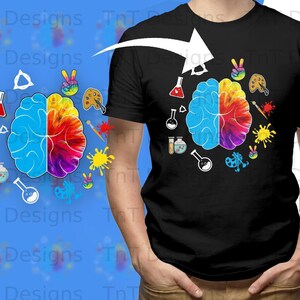 Colorful Brain Png Digital File Instant Download, Neuroscience Png ...