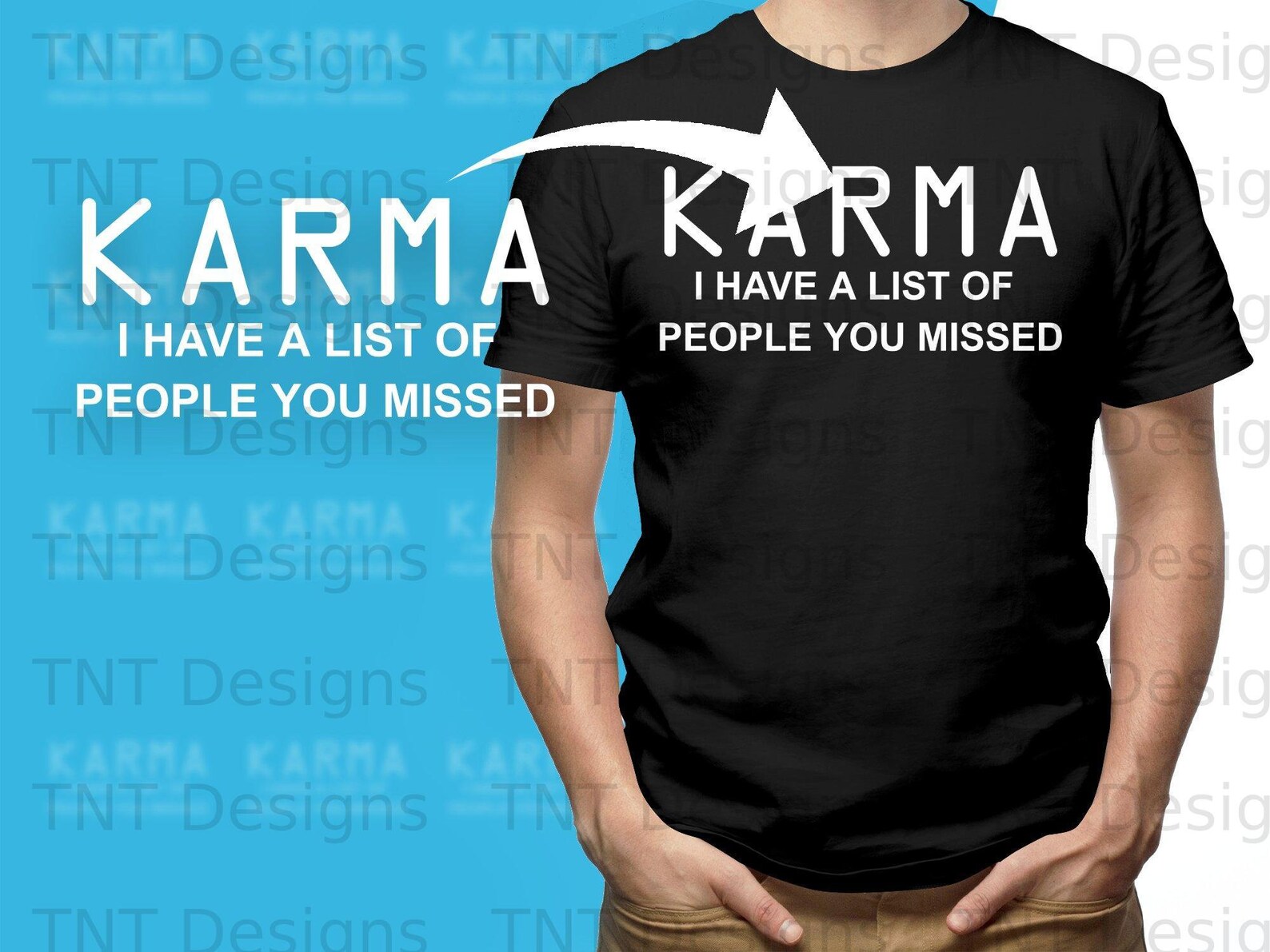 Karma I Have A List of People You Missed Digital Png File Instant ...