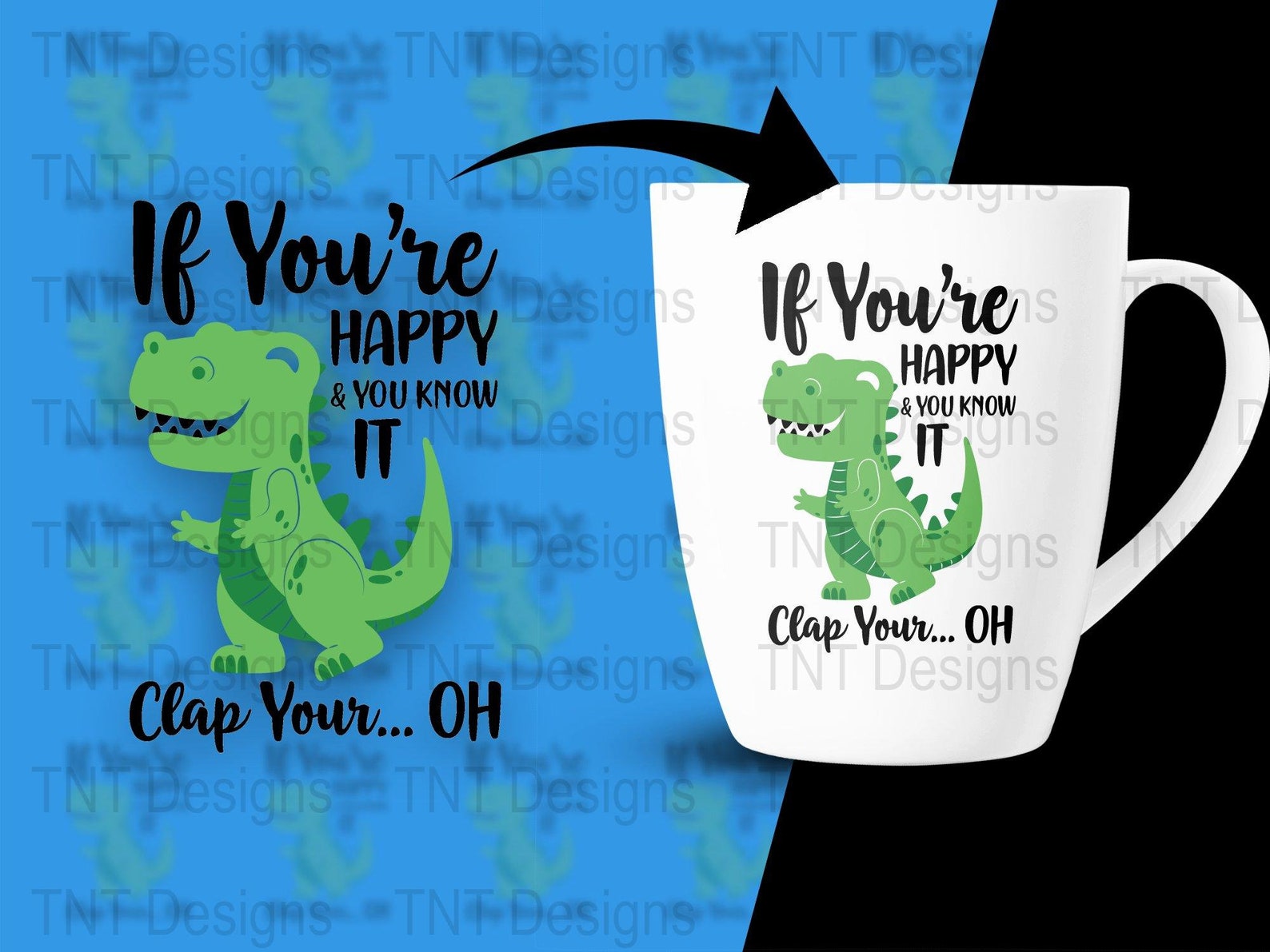 If You're Happy & You Know It Clap Your.. Oh Digital Png File, Instant ...