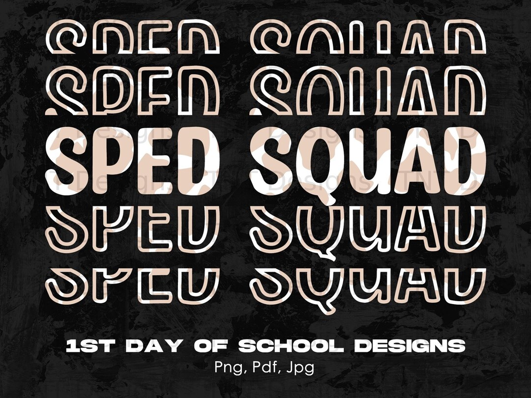 Sped Squad Digital Png File, Instant Download, Vintage Special ...