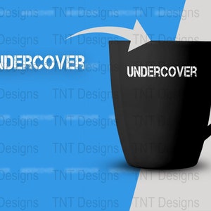 Undercover Digital Png File, Instant Download, Police T Shirt Design ...