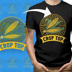 Crop Top Corn Digital Png File, Instant Download, Gift for Girls, Corn ...